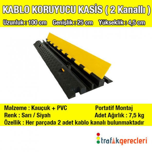 KABLO KORUYUCU KASİS İKİ KANALLI (1 ADET) - PttAVM