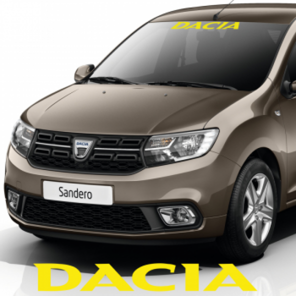 Dacia Ön Cam Araba Sticker Yapıştırma 30CM En - PttAVM.com - 2024