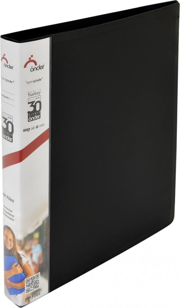 Önder 2102-3 A4 2 Halka Siyah Talebe Klasörü - PttAVM