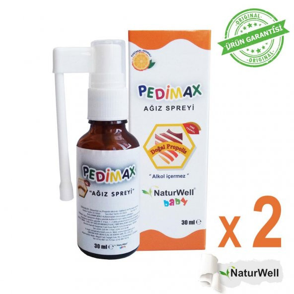 PTTAVM: Pedimax Ağız ve Boğaz Spreyi Portakal Aromalı