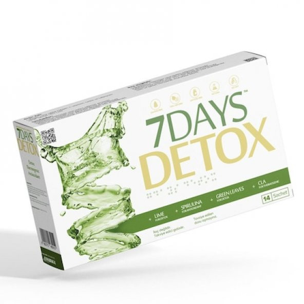 7 Days Detox - Spirulina CLA Yeşil Çay ve Lime - PttAVM