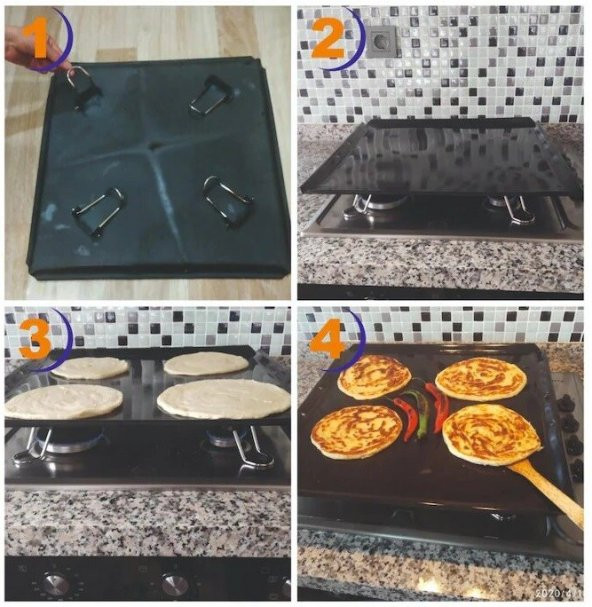 PTTAVM: OCAK ÜSTÜ KATMER SACI EMAYE KAPLI SÖKÜLÜR AYAKLI KULPLU SAC