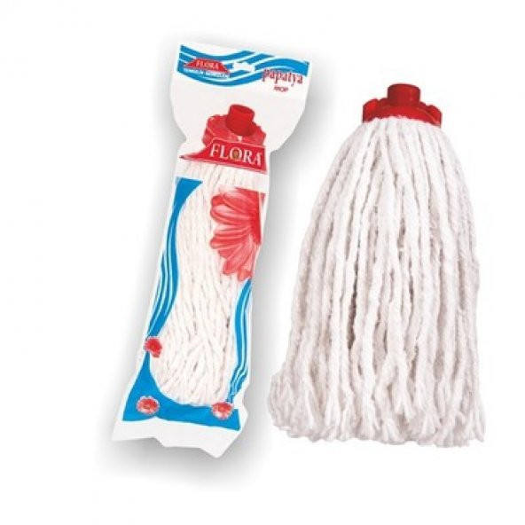 Flora F043 Papatya İp Kırmızı Mop - PttAVM