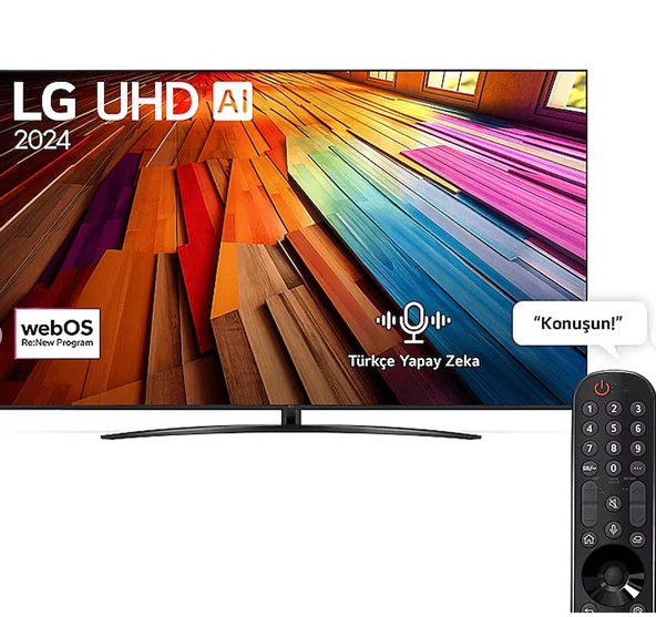 PTTAVM: LG 86UT81006LA 4K Ultra HD 86" 218 Ekran Uydu Alıcılı webOS ...