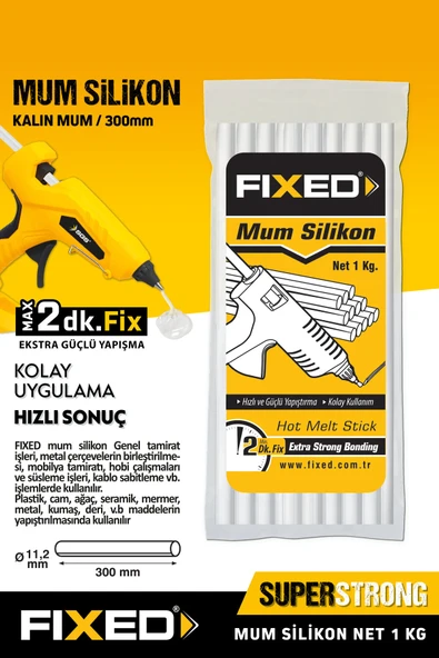 PTTAVM: SİLİKON MUM FIXED 1 KG F1001