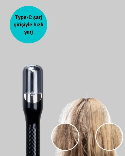 PTTAVM: CEYLAN ADAM RH-6668 Şarjlı Taşınabilir Otomatik Saç Düzeltici ...