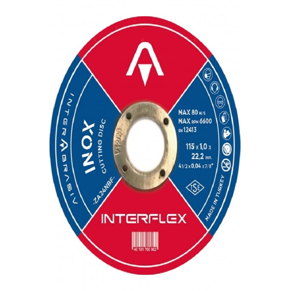 Interflex 115x1.0 Mm Inox Kesici Disk 50 Adet - PttAVM.com - 2024