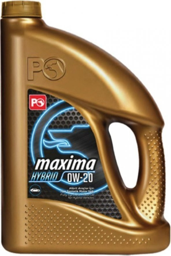 Petrol Ofisi Maxima Hybrid 0W-20 4 Litre Motor - PttAVM