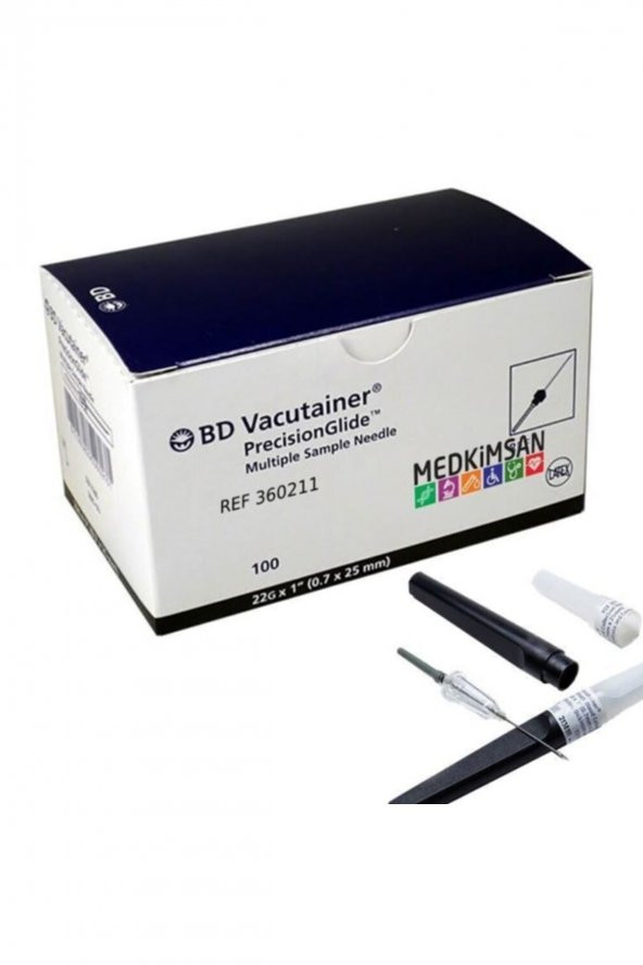 PTTAVM: BD Vacutainer Bd 360211 Vacutainer Kan Alma Iğnesi 22g Siyah ...