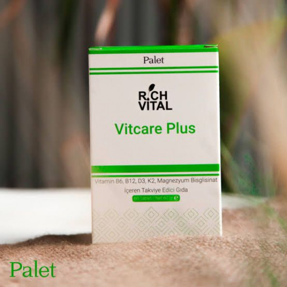 Palet Rich Vital Vitcare Plus 60 Tablet - PttAVM.com