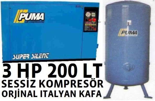 Puma 200 Lt 3 Hp Sessiz Kompresör - PttAVM.com - 2024
