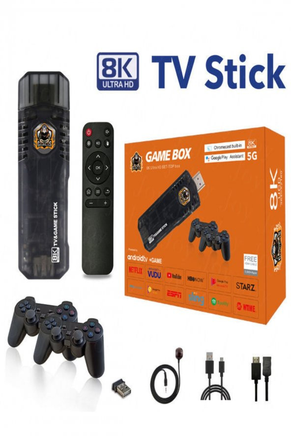 5g 8k Ultra Hd 64 Gb Tv Box + Game Box Android - PttAVM