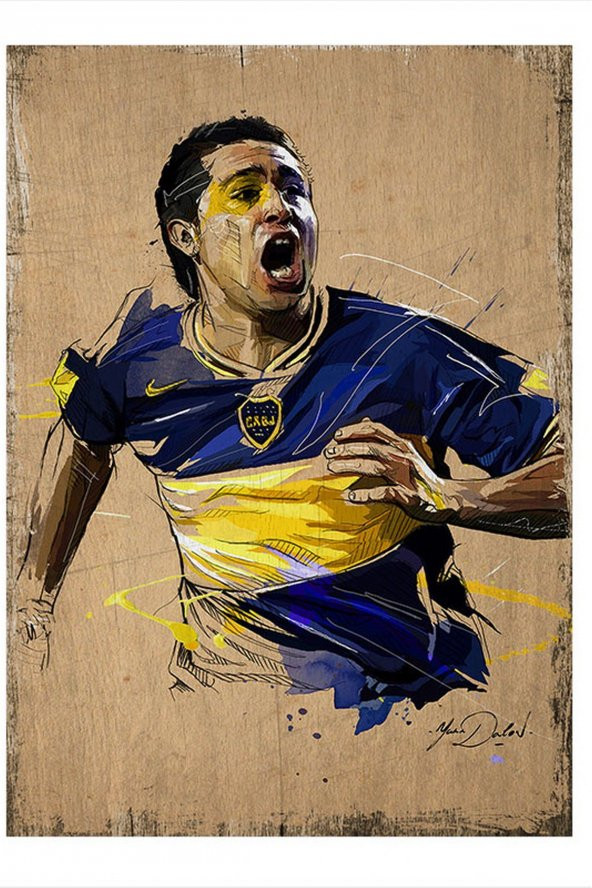 Bedeko Boca Juniors Modern Ahşap Tablo 50 cm X - PttAVM.com - 2024