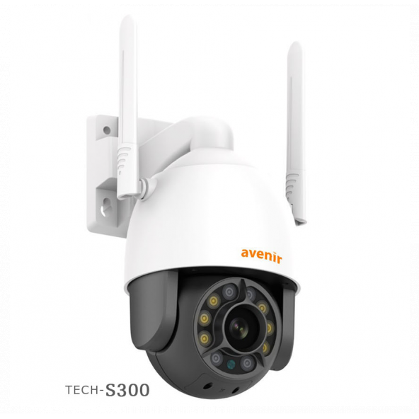 Avenir TECH-S300 3 MP PTZ Akıllı WiFi Kamera - PttAVM