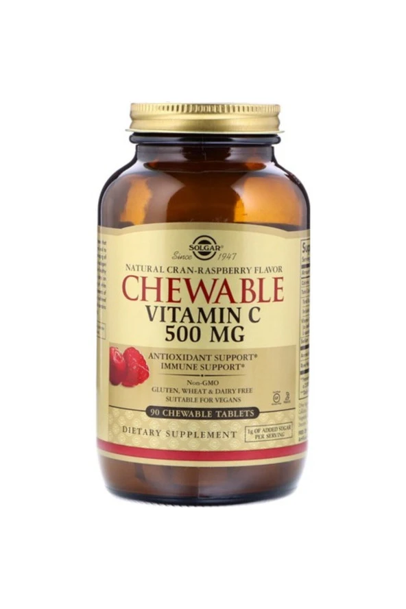SOLGAR Chewable Vitamin C 500 Mg 90 Tablet - PttAVM