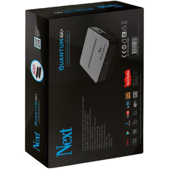(OUTLET)NEXT QUANTUM 4K+ANDROID UYDU ALICISI - PttAVM