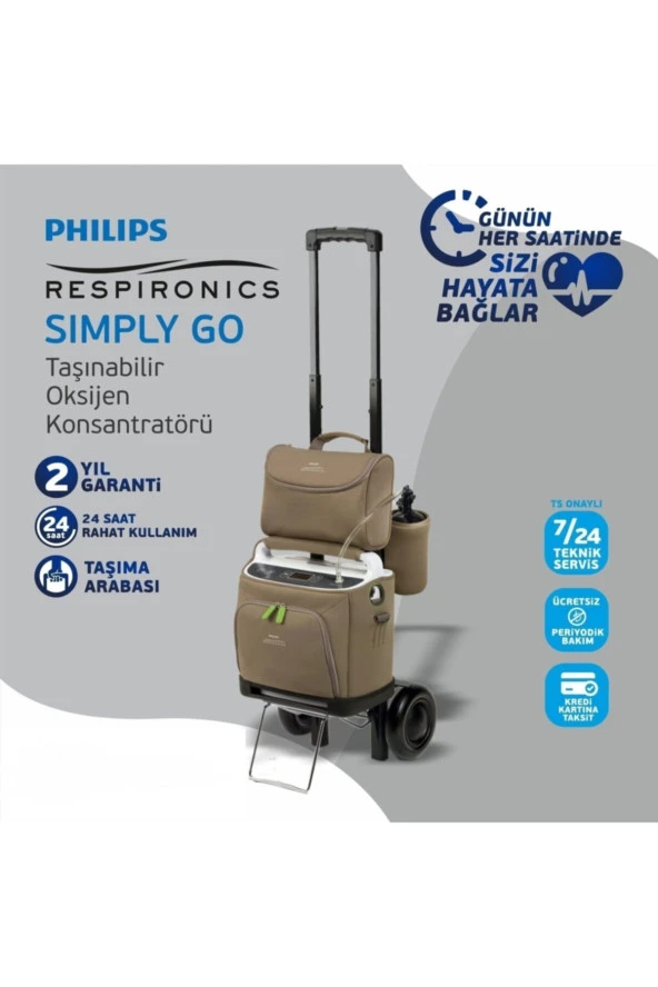 PHİLİPS Simply Go Taşınabilir Oksijen Konsantr - PttAVM