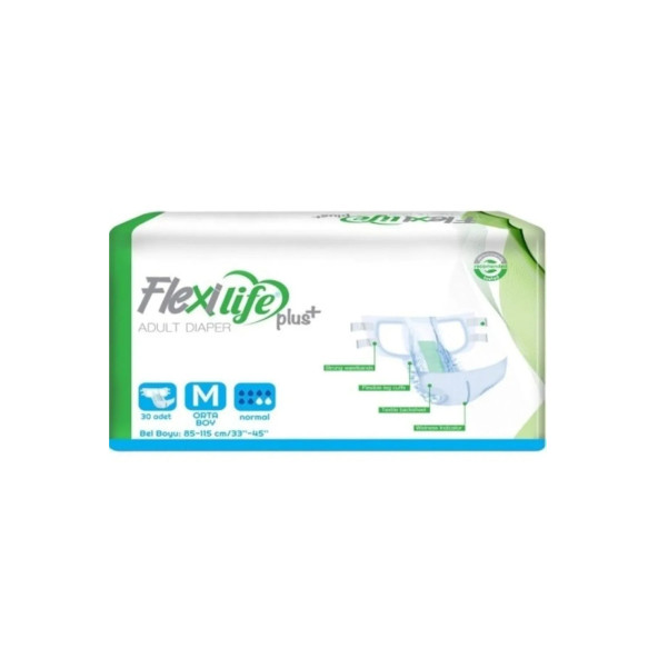 PTTAVM: Flexi Life Plus Flexilife Belbantlı Hasta Bezi Orta Boy Medium ...
